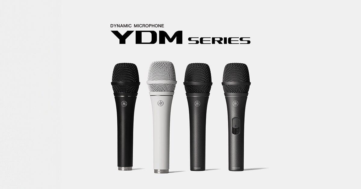 New YDM Series Dynamic Microphones - Extraordinarily Natural, Transparent Sound for Today’s ...